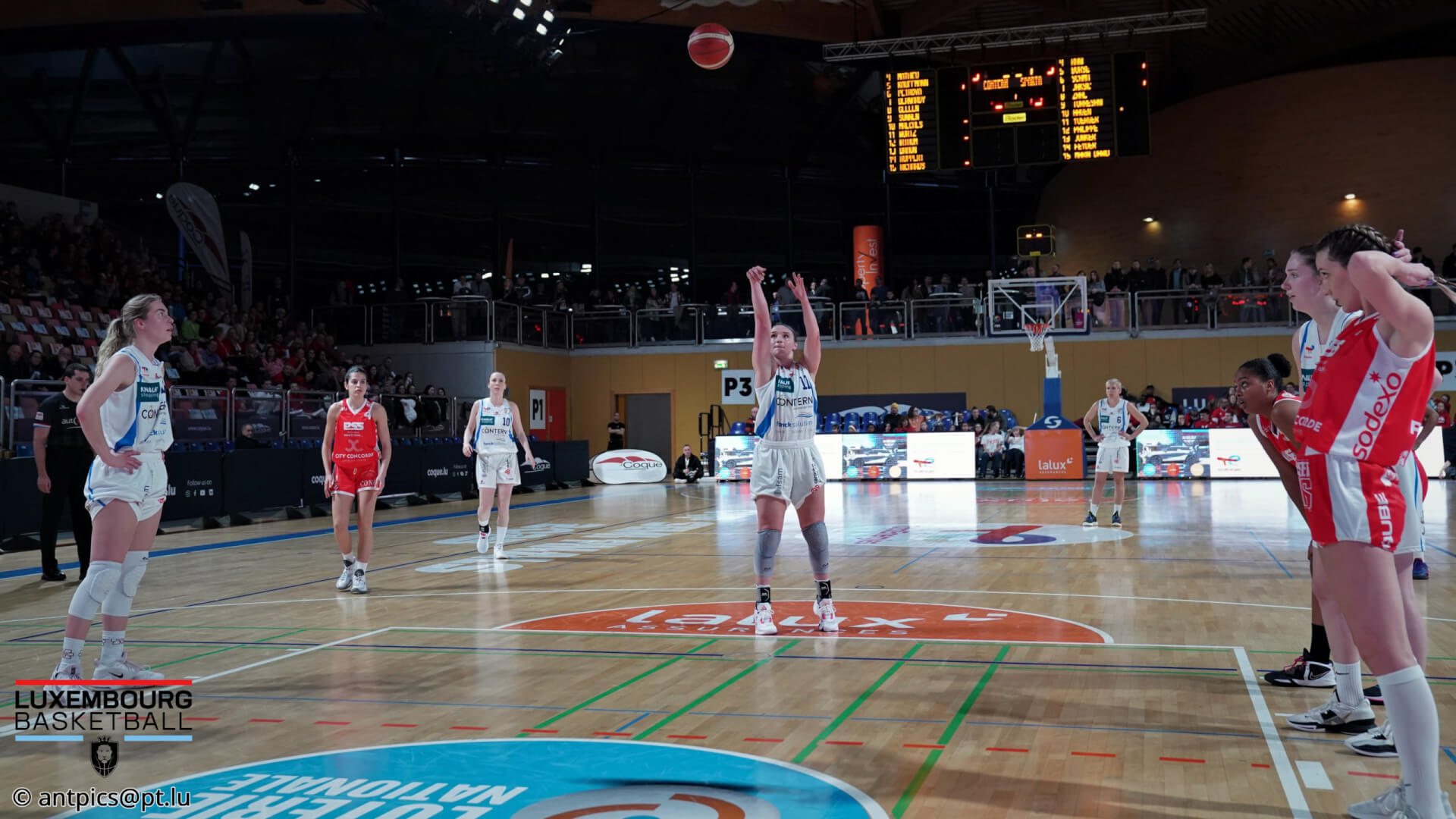 Pictures of the women’s semi final Contern – Sparta - Fédération ...