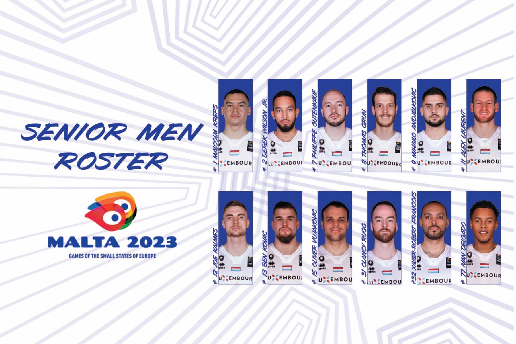 The team rosters for the GSSE - Fédération Luxembourgeoise de Basket ...